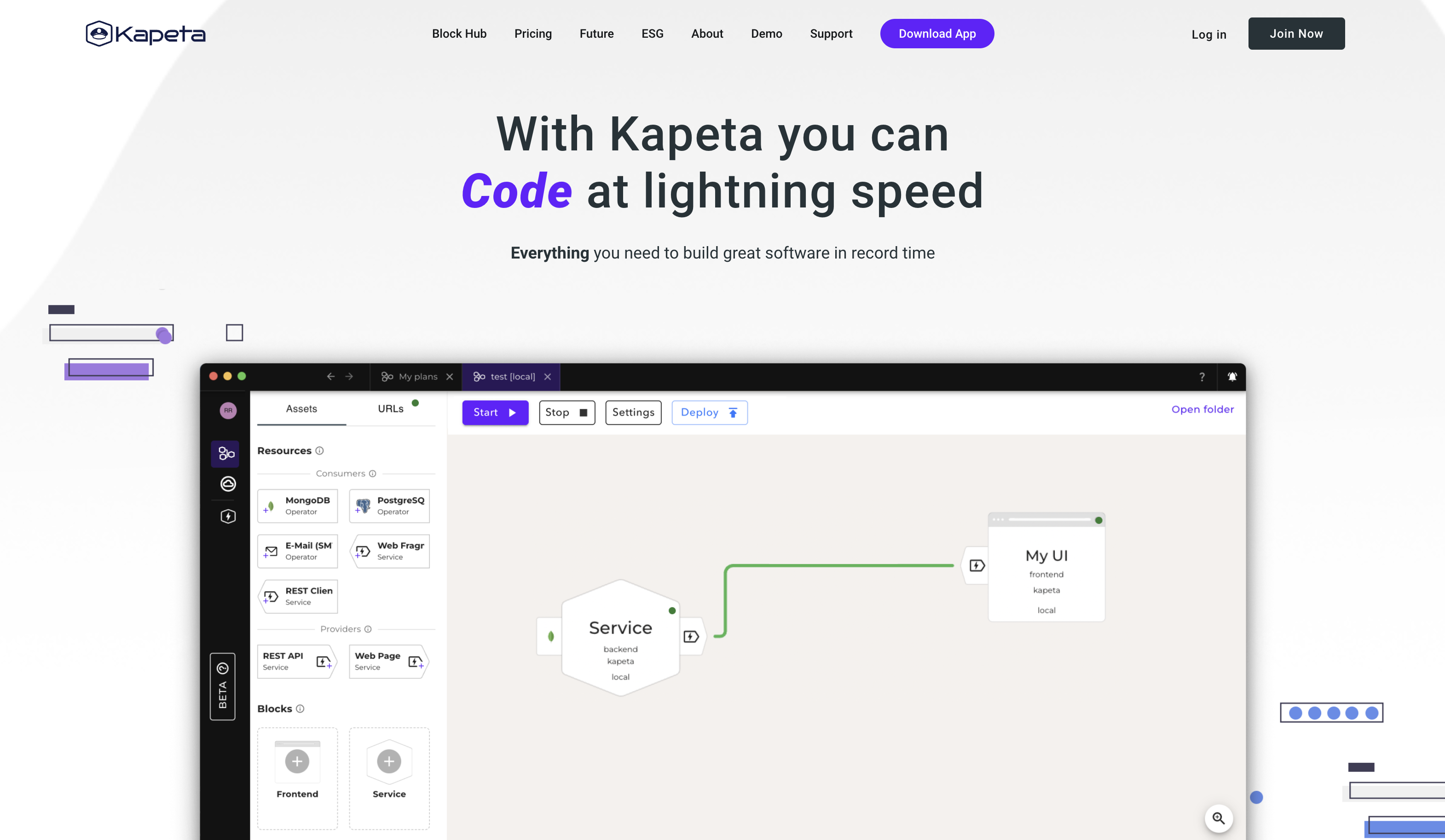 Software Development Platform - Kapeta